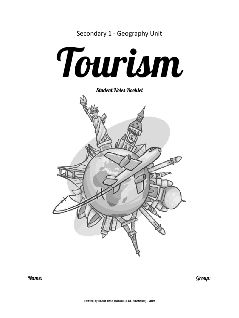 Tourism Booklet - Student | PDF | Tourism | Communication