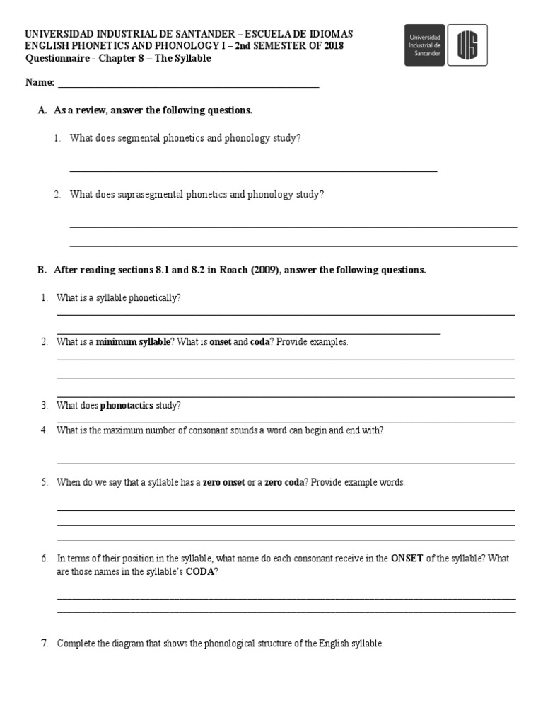 PSSC | PDF | Syllable | Consonant