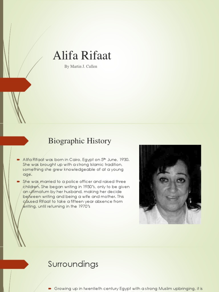 Alifa Rifaat | PDF | Egypt | Sociological Theories