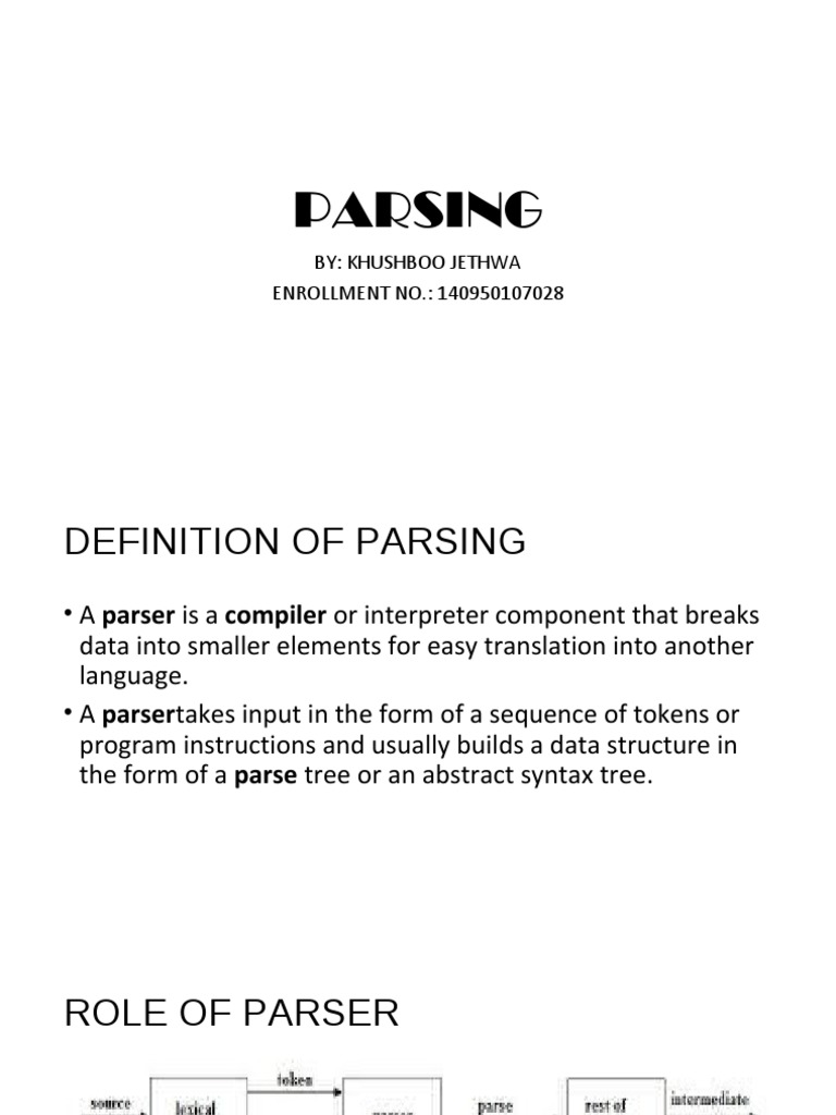 Parsing | PDF | Parsing | Formalism (Deductive)