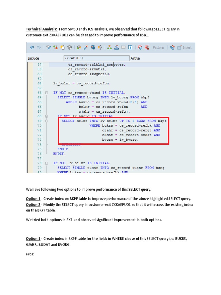 Sap KSB1 | PDF | Database Index | Data Management Software