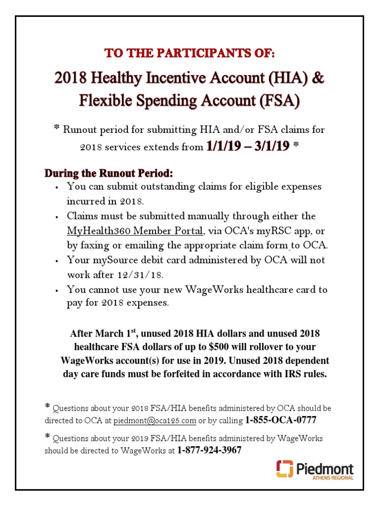 Hia Fsa Flyer | PDF