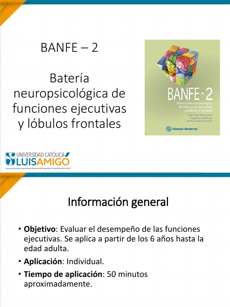 Banfe 1 | PDF | Corteza prefrontal | Memoria de trabajo