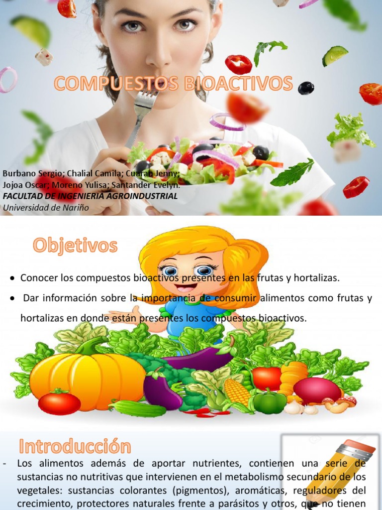 Beneficios de los Compuestos Bioactivos | PDF | Tiol | Alimentos