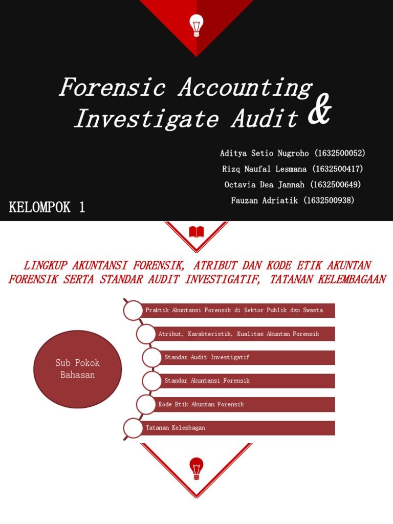 Akuntansi Forensik Dan Audit Investigatif | PDF