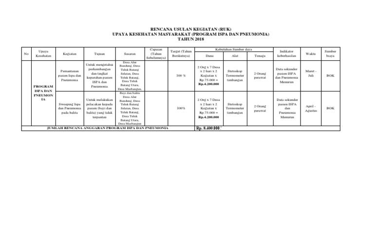 Ruk Program Ispa Dan Pneumonia | PDF