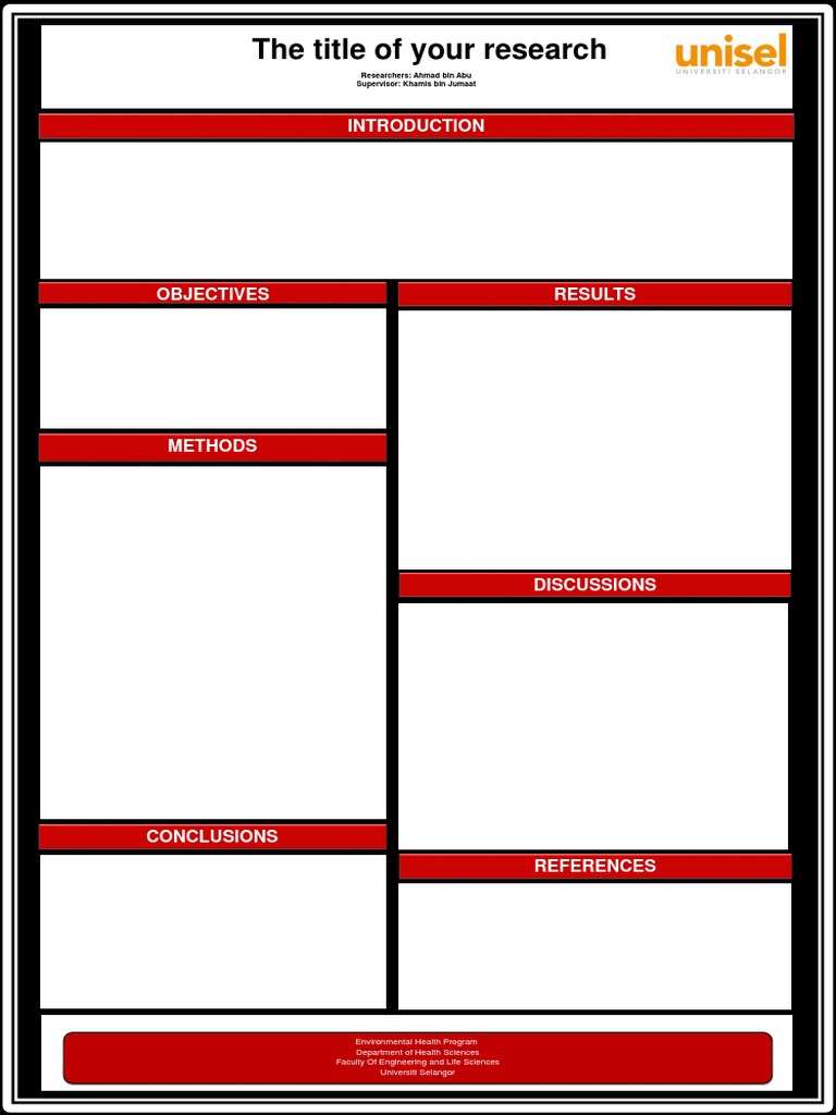 Poster Template Fyp | PDF