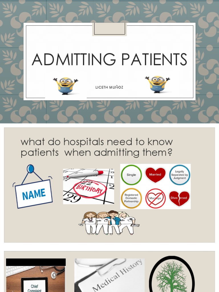 Admitting Patients | PDF