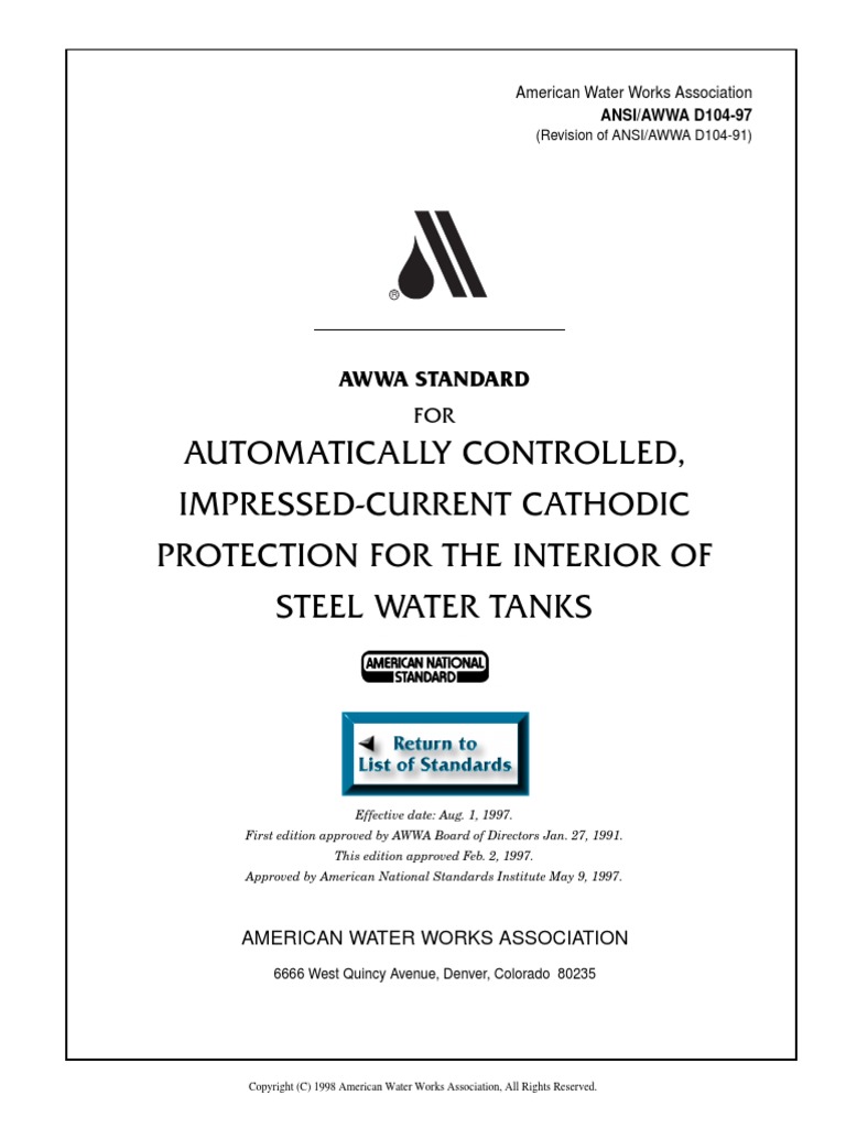 Automatically Controlled, Impressed-Current Cathodic Protection For The ...