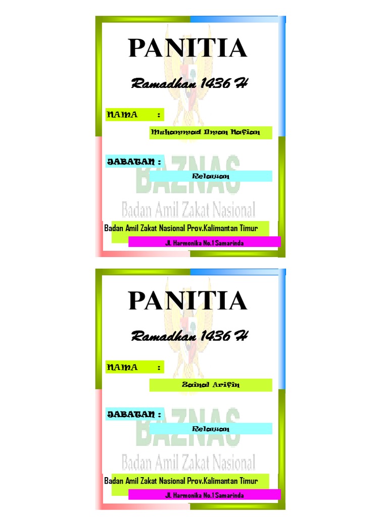 Bet Panitia | PDF