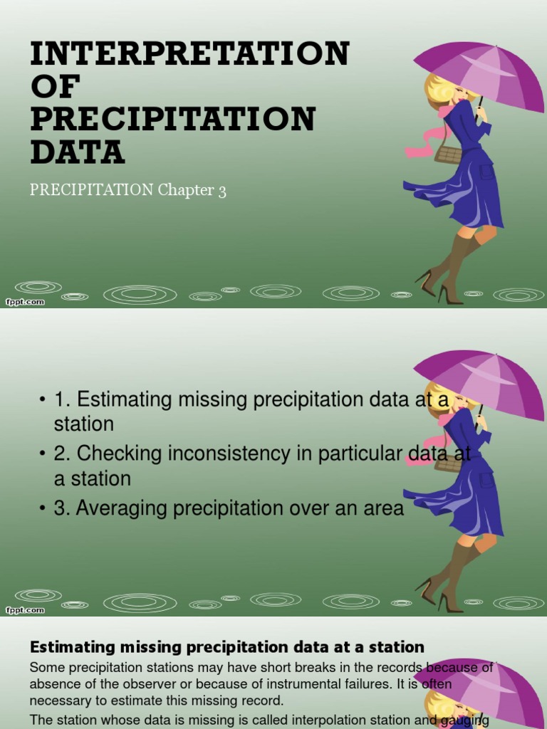 Precipitation Data Interpretation Guide | PDF | Area | Rain