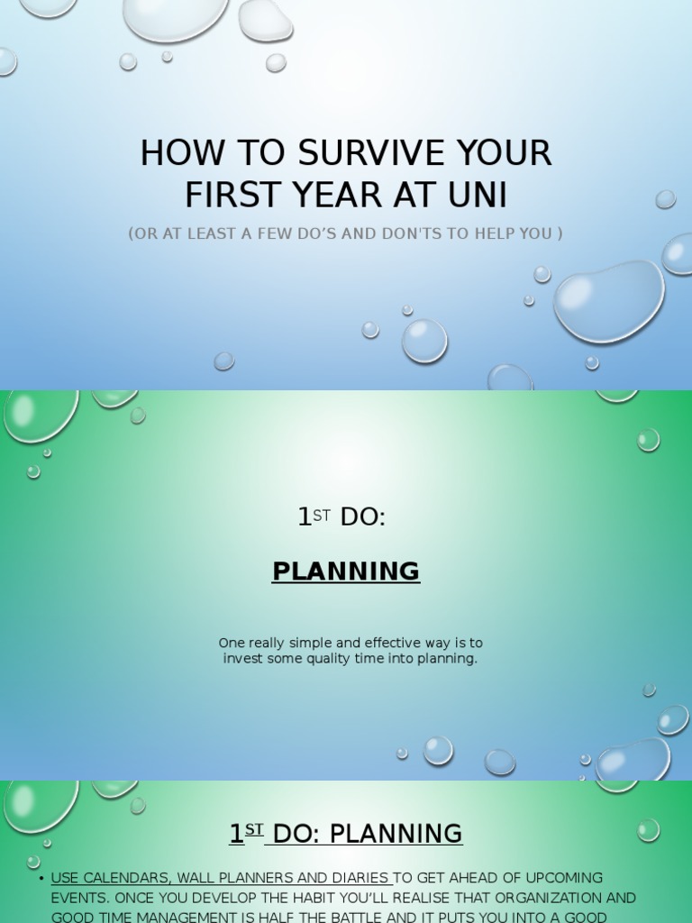 E Portfolio 2 - Guide To 1st Year Uni | PDF | Sleep Deprivation