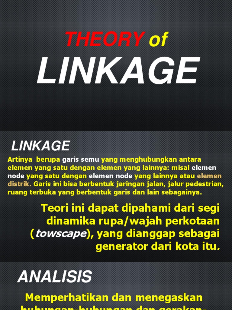 Minggu 5 Teori Linkage Visual | PDF