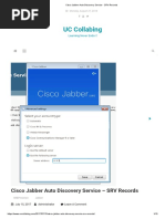 Troubleshoot Jabber Login Problems | PDF | Login | Cyberspace