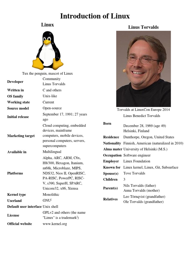 A Brief History of Linux | PDF | Linux | Berkeley Software Distribution
