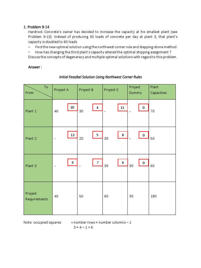 Transportation Model | PDF | Systems Theory | Theoretical Computer Science