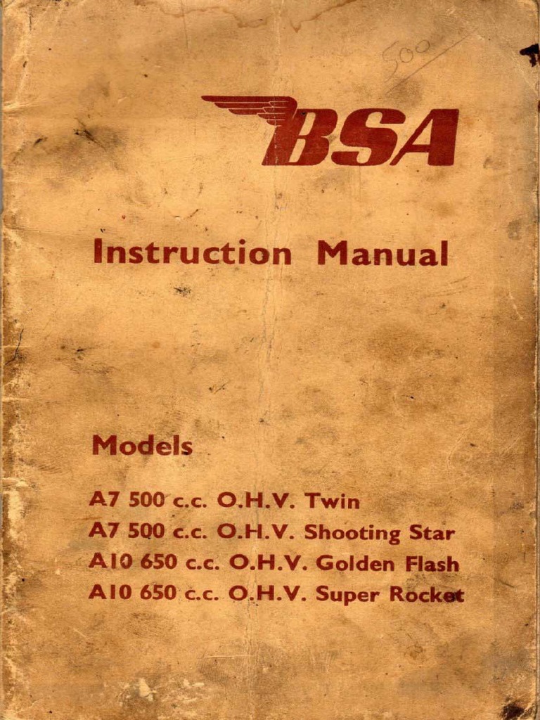 BSA Instruction | PDF