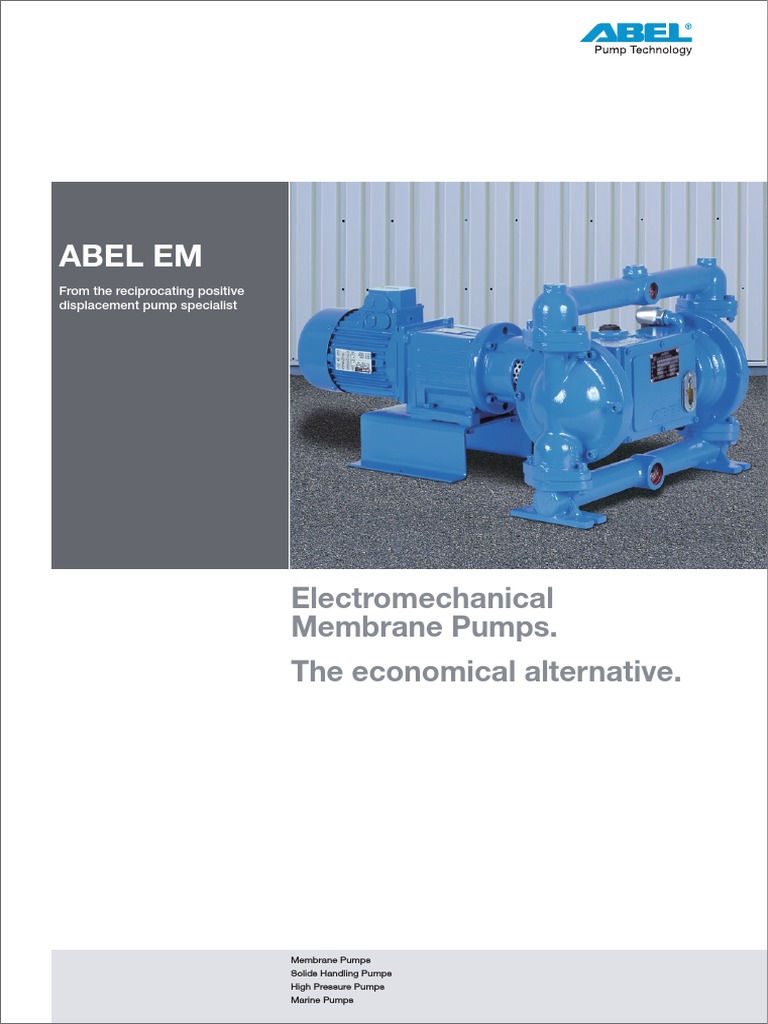 Abel EM Series | PDF | Pump | Fluid Dynamics