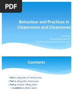 Cleanroom Behavior and Hygiene Guidelines | PDF