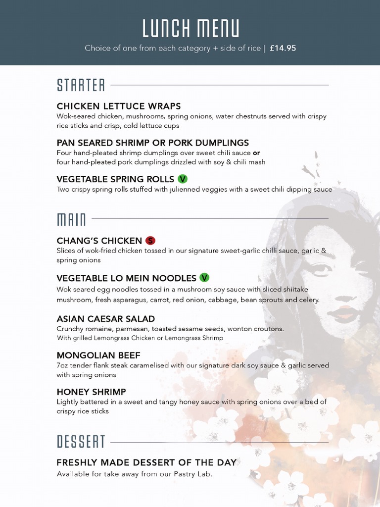 Lunch Menu December 2018 PDF | PDF