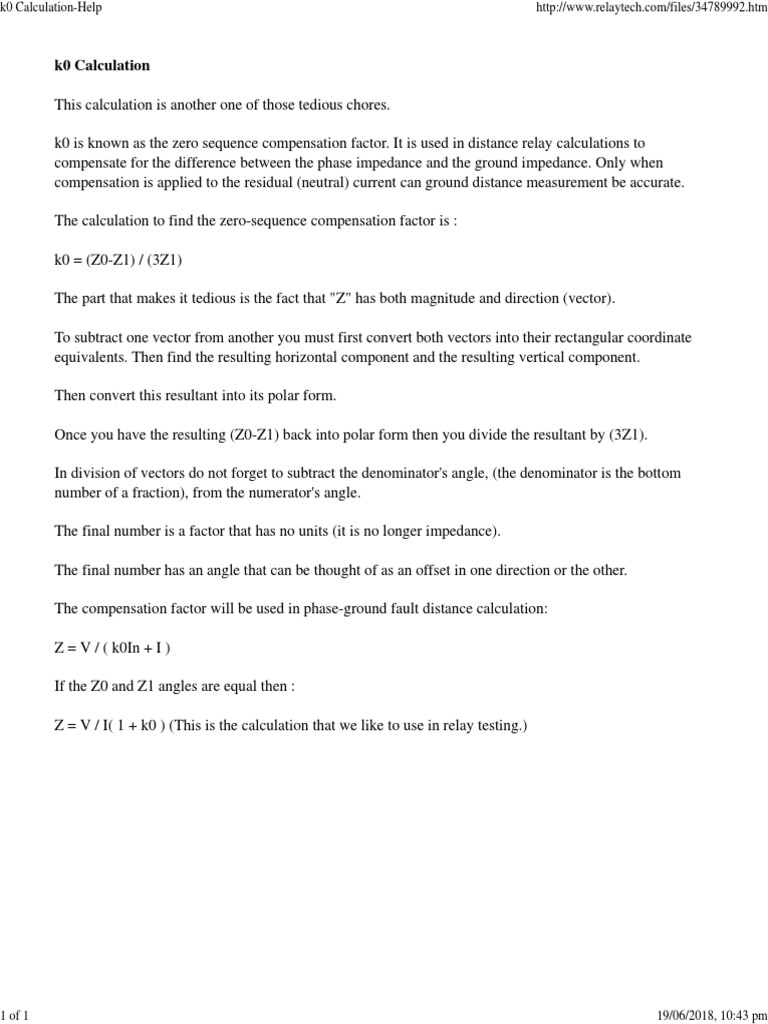 k0 Calculation | PDF | Teaching Methods & Materials | Science & Mathematics