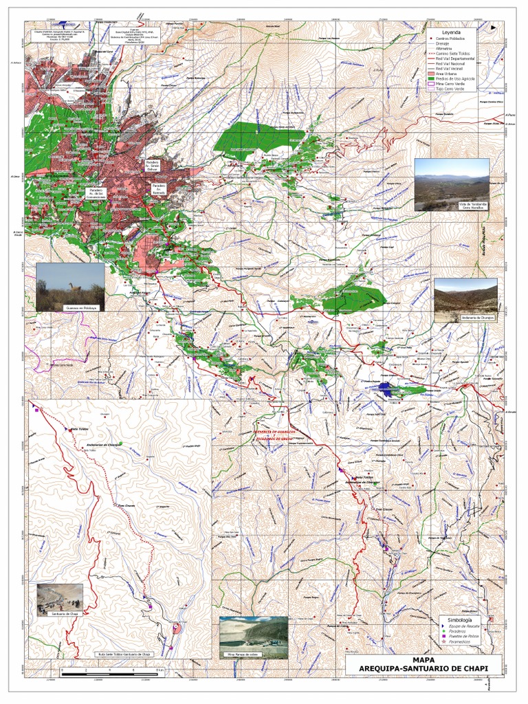 Mapa Santuario Chapi-Arequipa-Perú | PDF