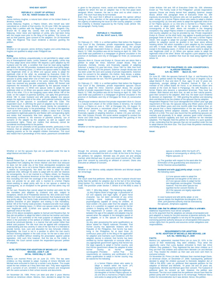 Adoption | PDF | Adoption | Marriage