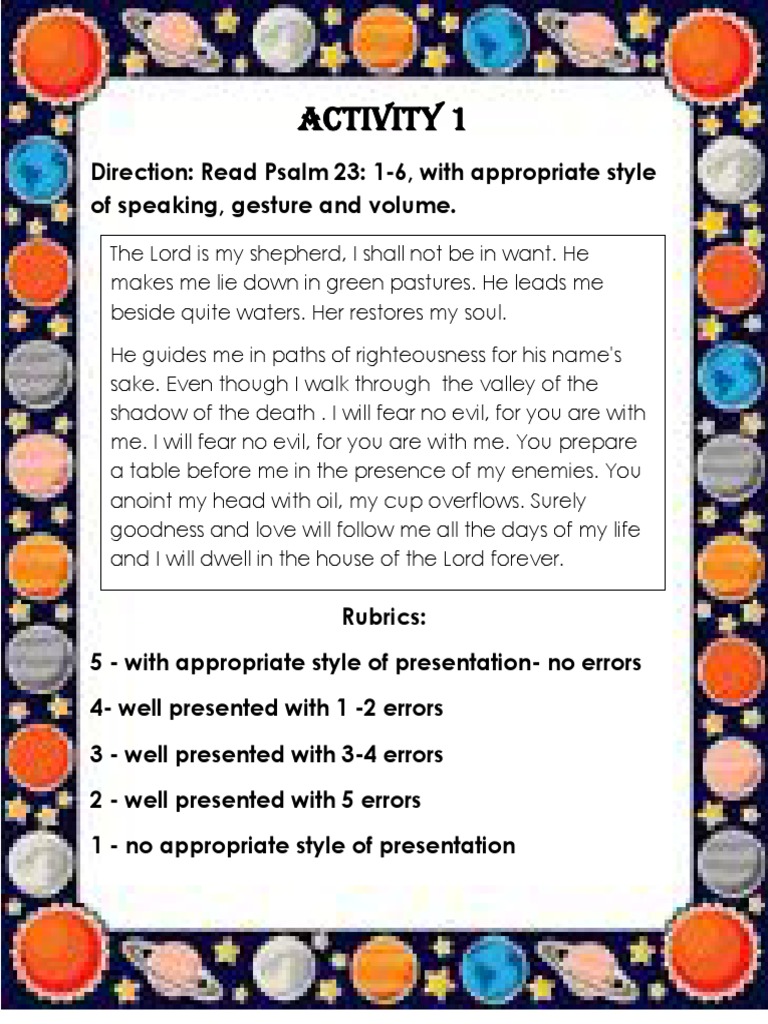 Activity With Rubrics in English Quarter 2 | Download Free PDF | Coconut