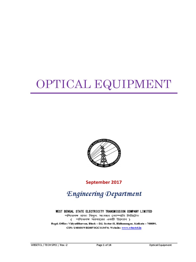 Fibre Optic Equipment Rev 2 | PDF | Telecommunication | Optical Fiber