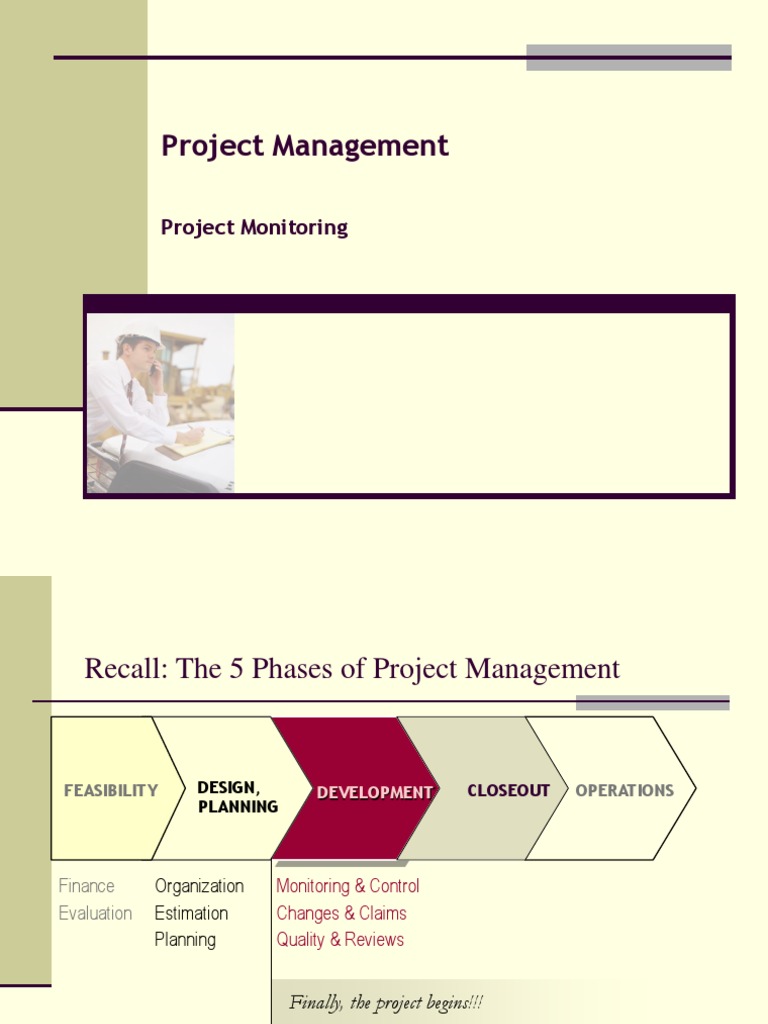 Project Monitoring | PDF | Net Present Value | Project Management