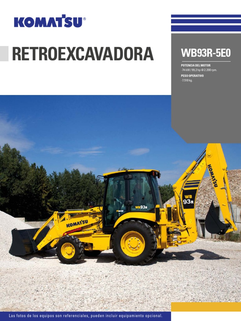 Catálogo WB93R-5E0 Digital | PDF | Transmisión (Mecánica) | Máquinas