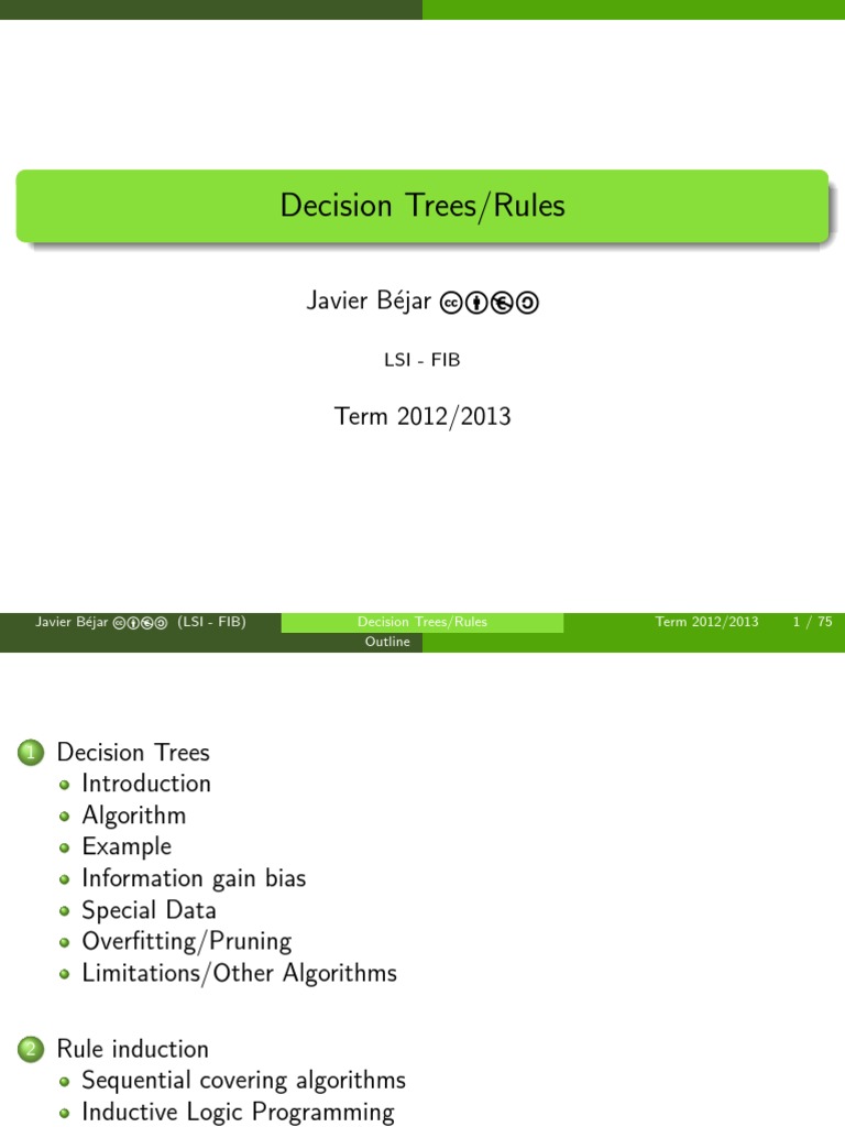 03a Algind DT Rules Eng PDF | PDF | Algorithms | Theoretical Computer Science