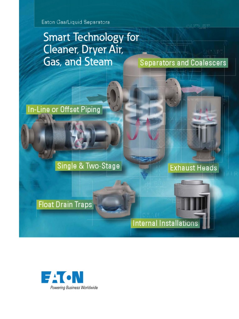Eaton Gas Liquid Separator Brochure-LR PDF | PDF | Pipe (Fluid ...