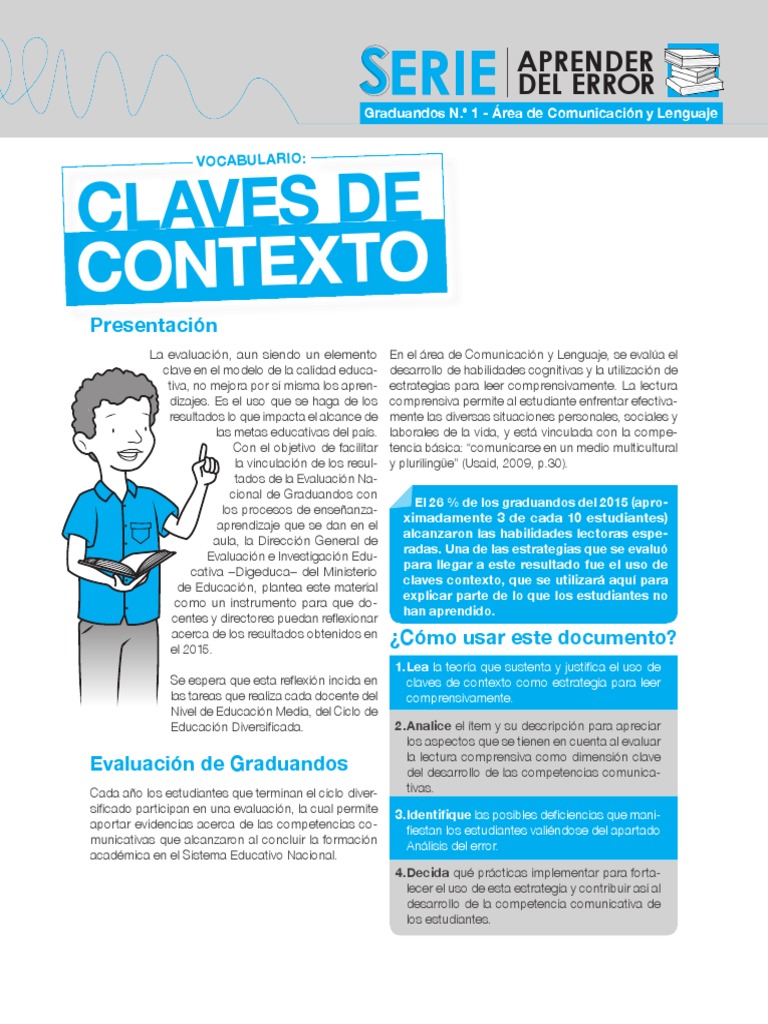 Claves de Contexto | PDF | Comprensión lectora | Aprendizaje