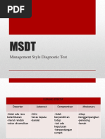 Alat Tes MSDT dan Aplikasi Skoring | PDF | Bisnis