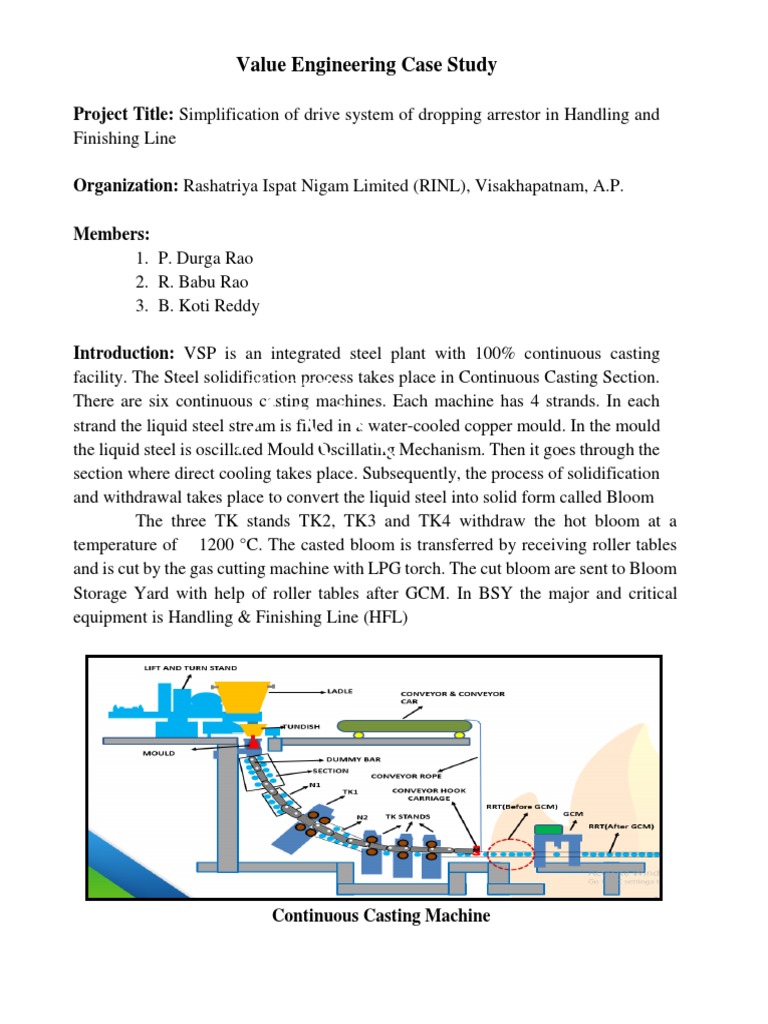 Value Engineering Case Study: TK Stands | PDF | Electric Motor ...
