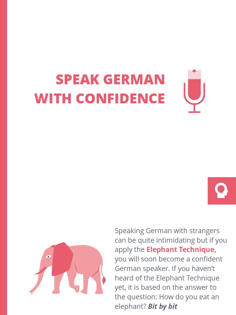 Speak German With Confidence | PDF