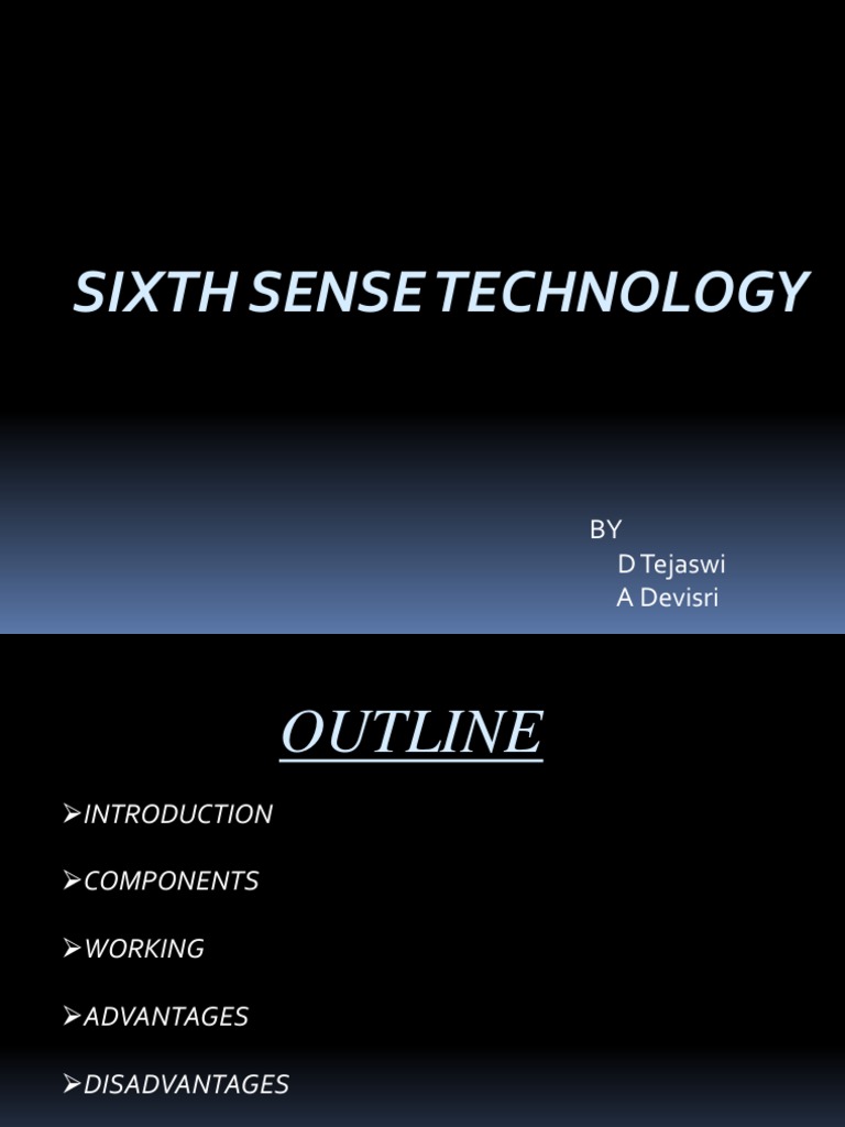 Sixth Sense Technology | PDF | Human–Computer Interaction | Information ...