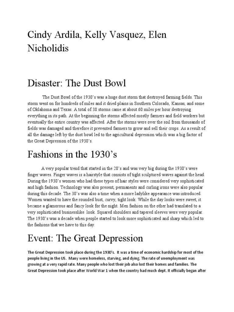 1930s America: Dust Bowl to Wizard of Oz | PDF | Dust Bowl | Franklin D ...