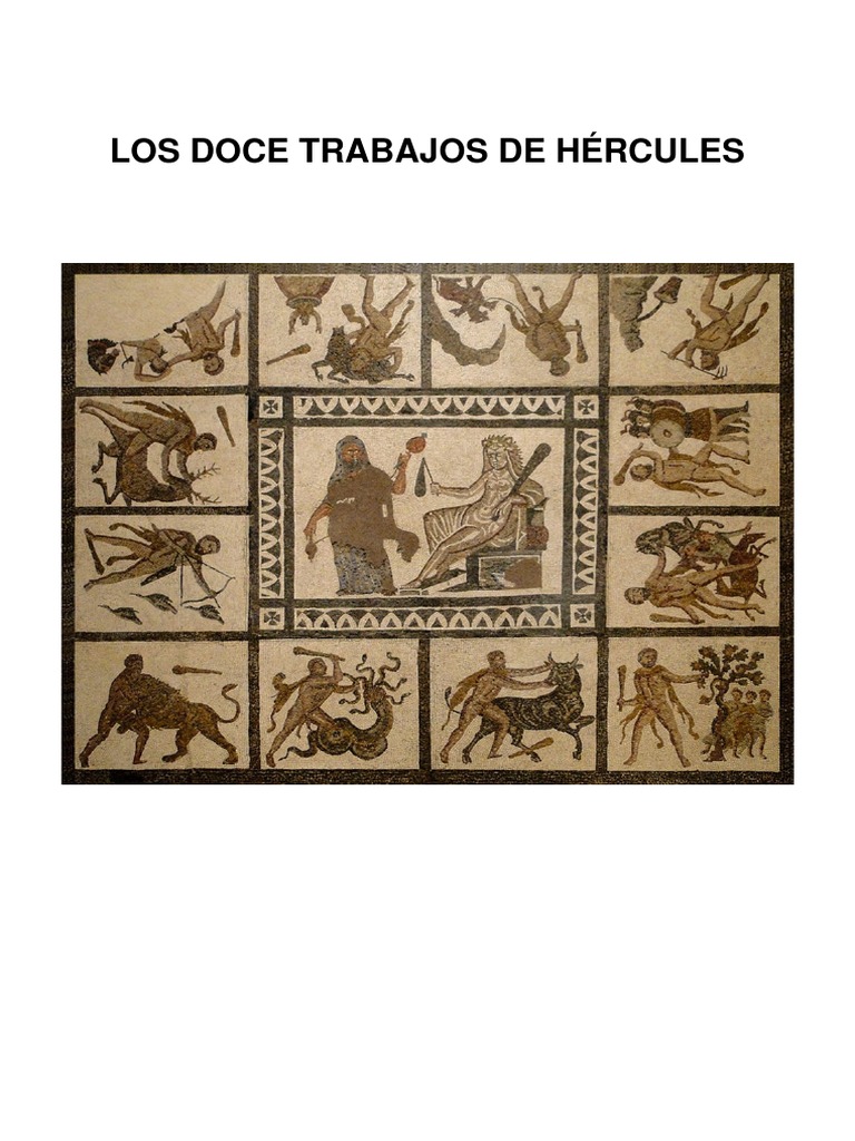 Los 12 trabajos de Hércules explicados | PDF | Caracteres mitológicos ...