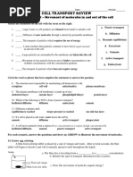 Cell Parts Functions Worksheet | PDF | Cell Nucleus | Cell (Biology)