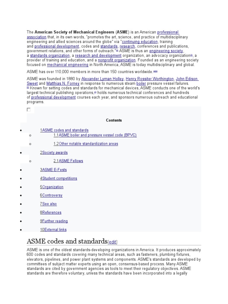 ASME Codes and Standards | PDF | Science And Technology | Mechanical ...