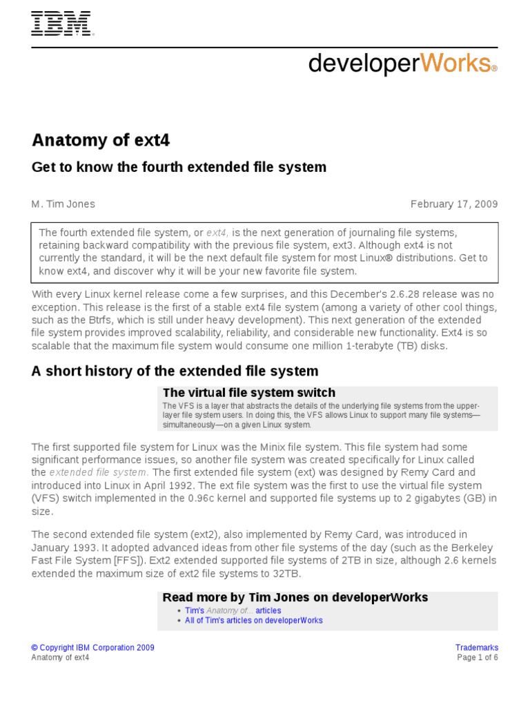 Anatomy of Ext4: Get To Know The Fourth Extended File System | Download ...
