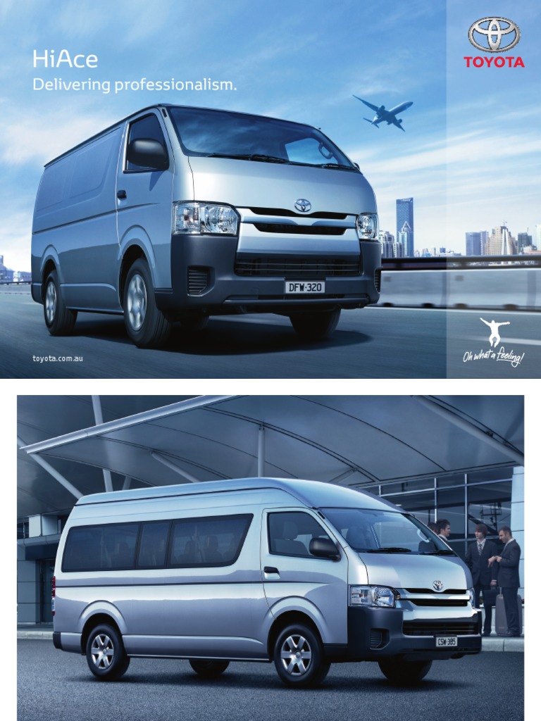 Hiace Ebrochure - Nov16 | PDF | Anti Lock Braking System | Motor Vehicle