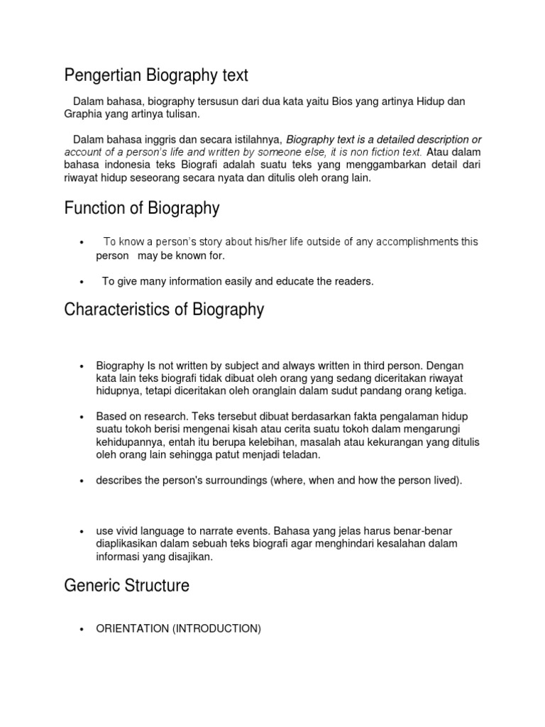 Biography Text | PDF