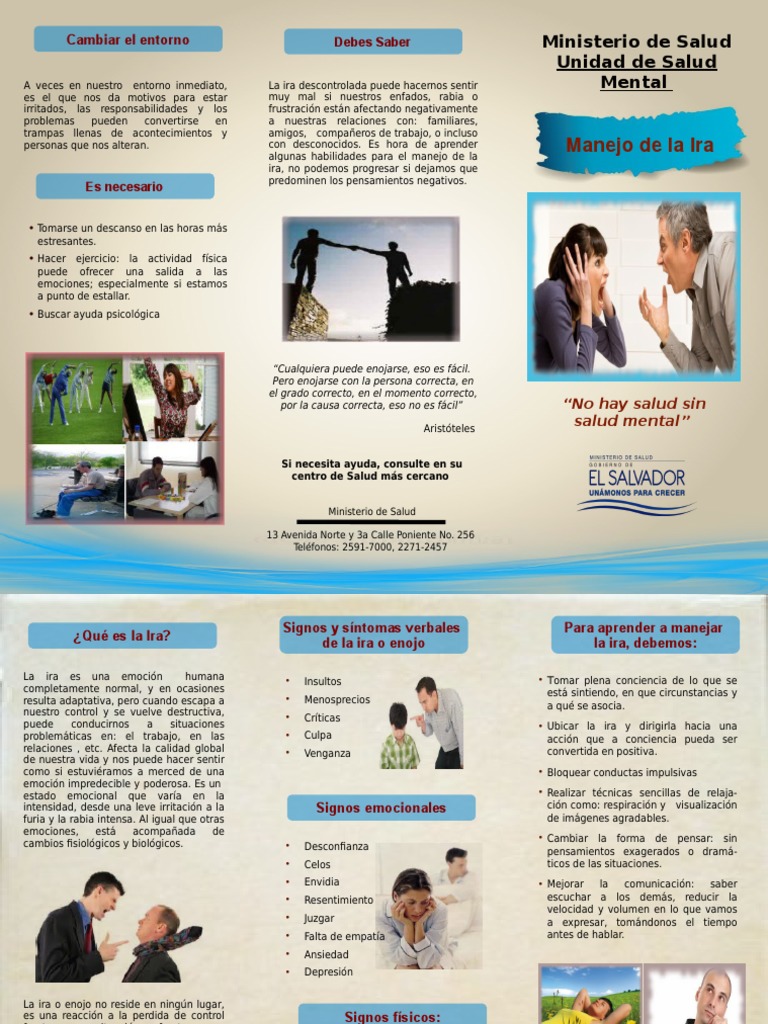 Cómo Manejar La Ira De Manera Saludable Pdf Ira Psicología Clínica