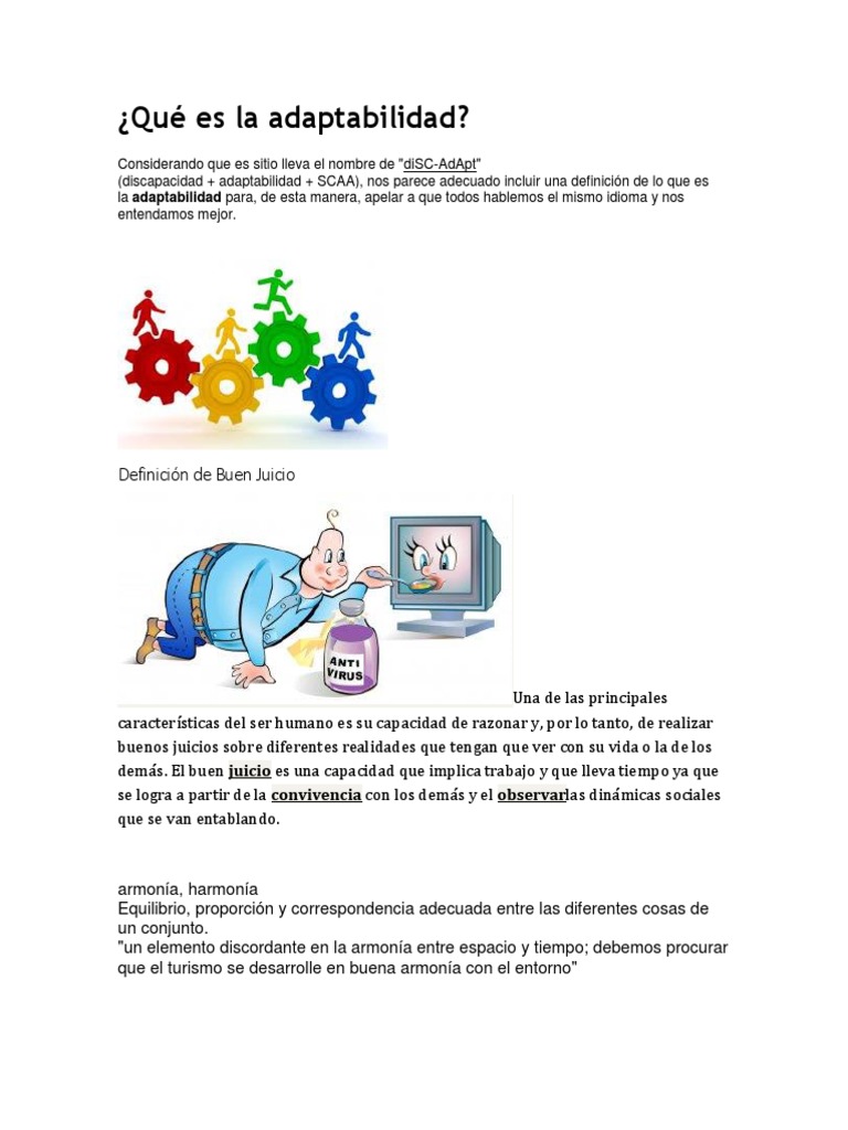 Qué Es La Adaptabilidad | Etiqueta | Comportamiento