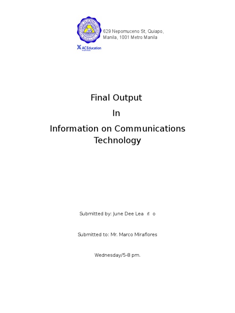 Final Output | PDF