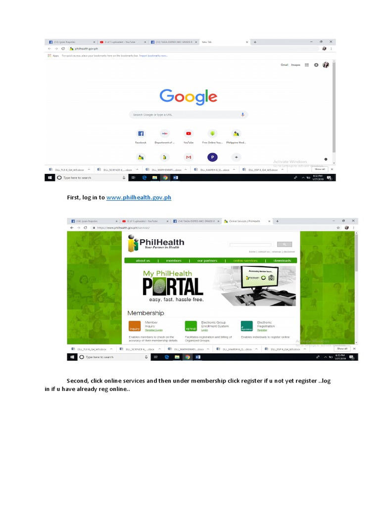 How To Check Ur contri-PHILHEALTH | PDF