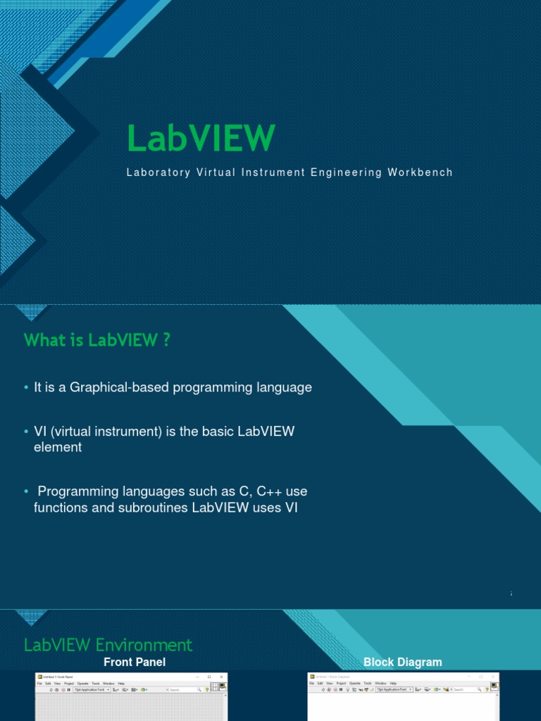 Labview: Click To Edit Master Title Style | PDF